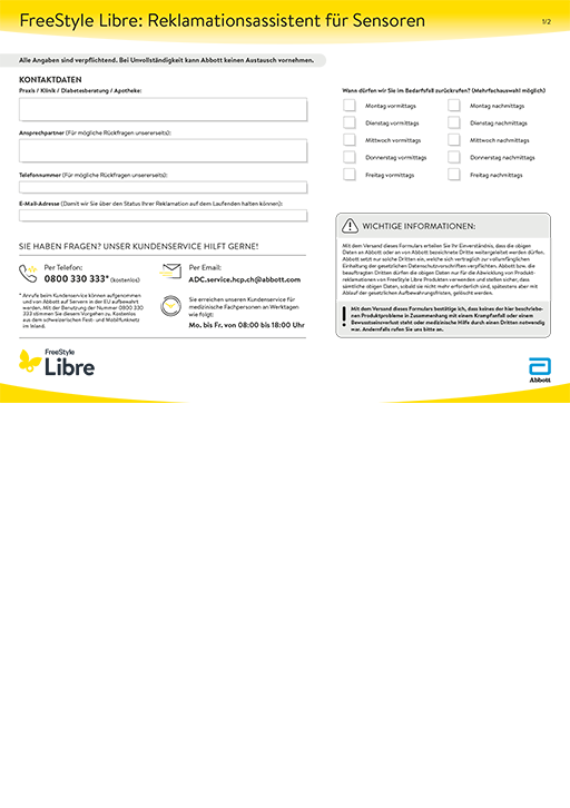 Informationen & Downloads | Fachpersonen | Abbott